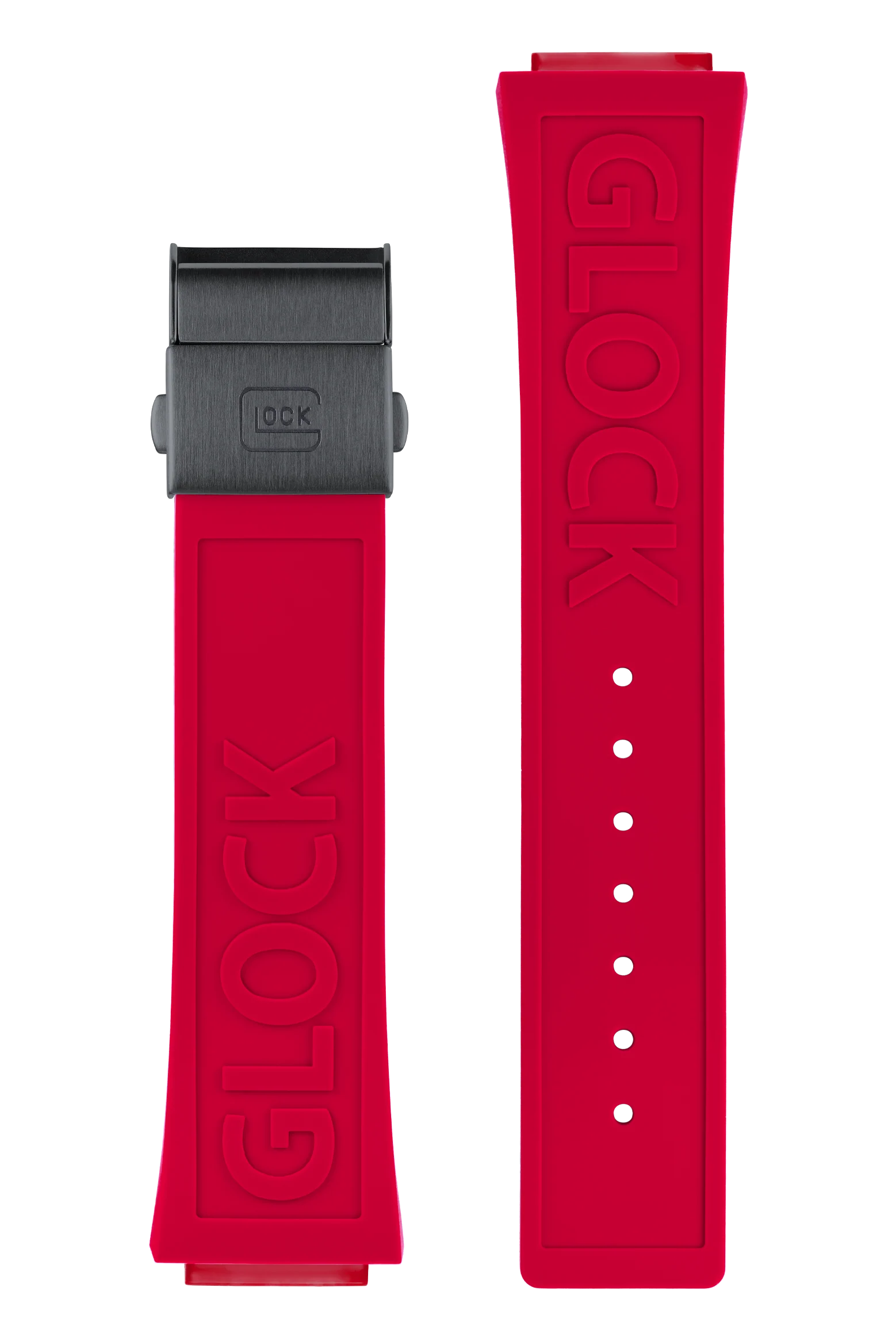 Glock Red Logo Watch Strap 22MM